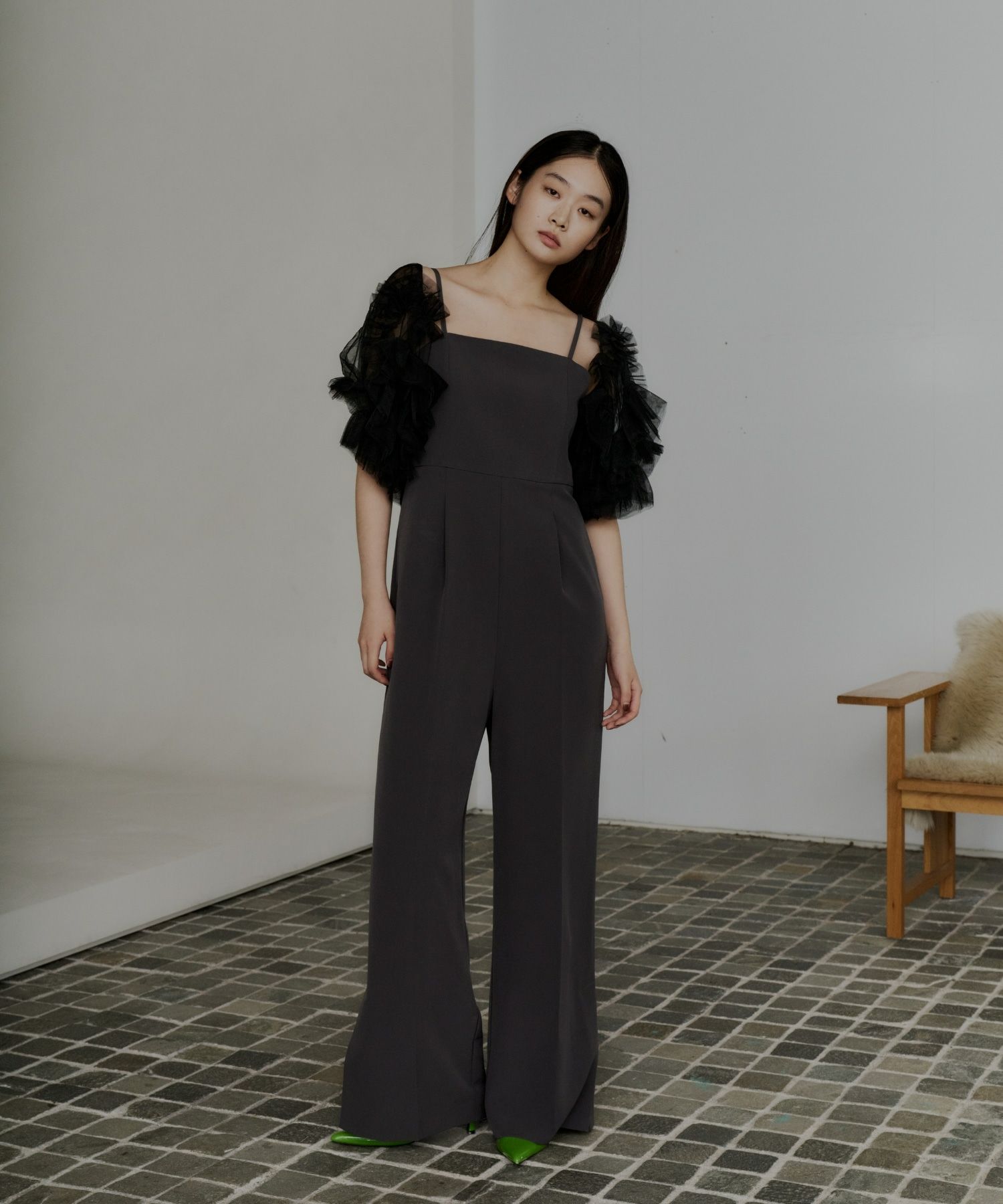 mixing frills bolero | ANDRESD