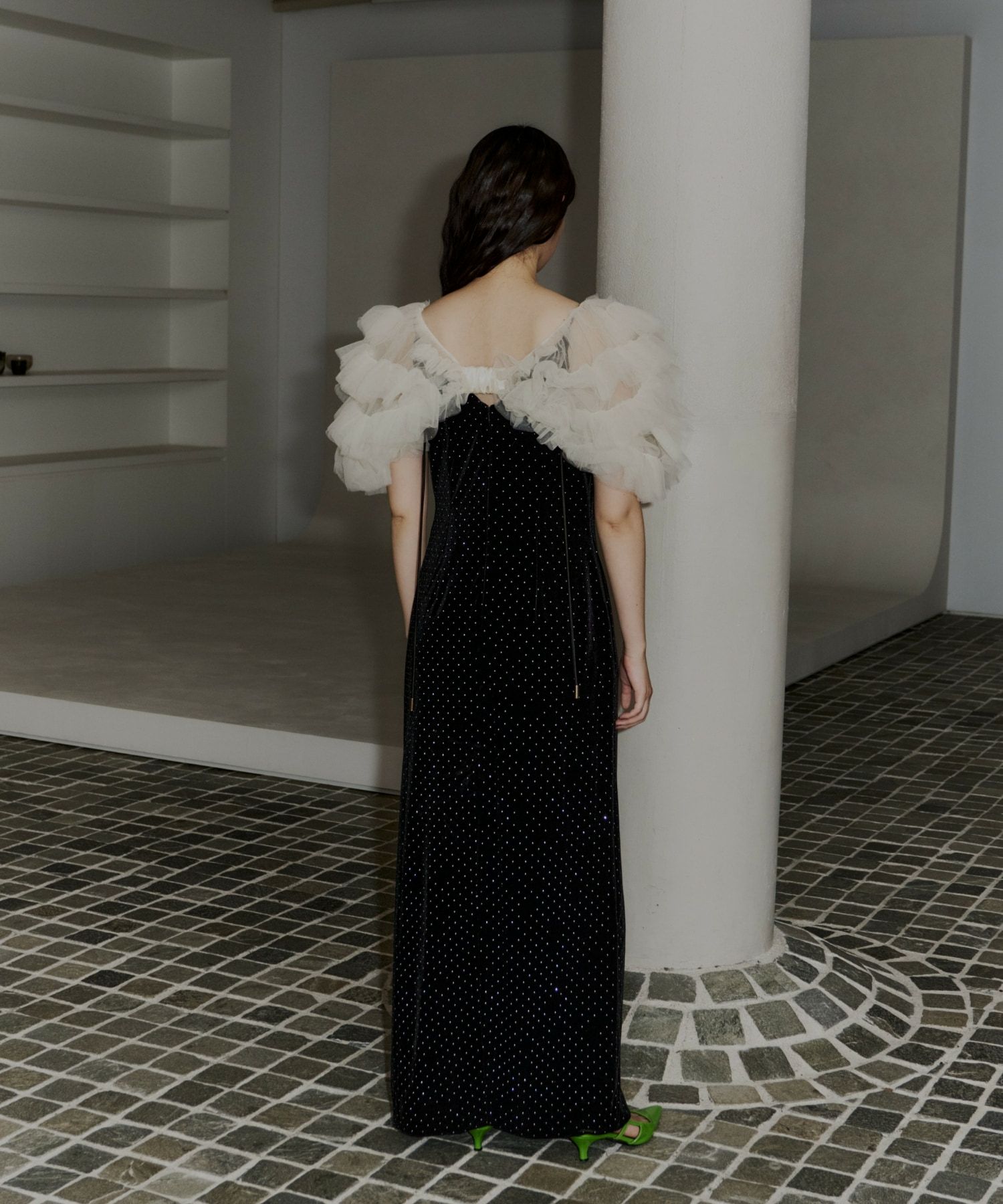 mixing frills bolero | ANDRESD